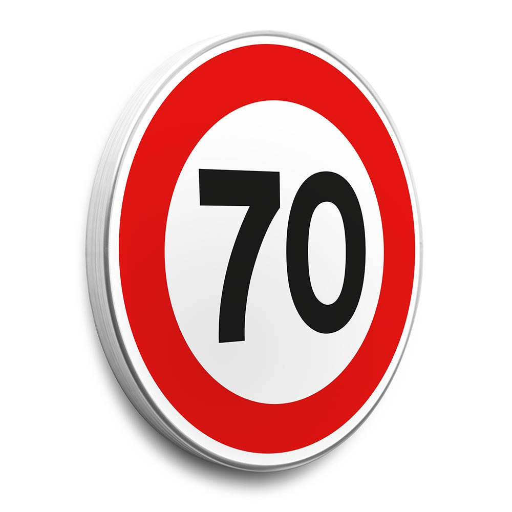 Panneau vitesse limitée 70 km/h - Direct Signalétique